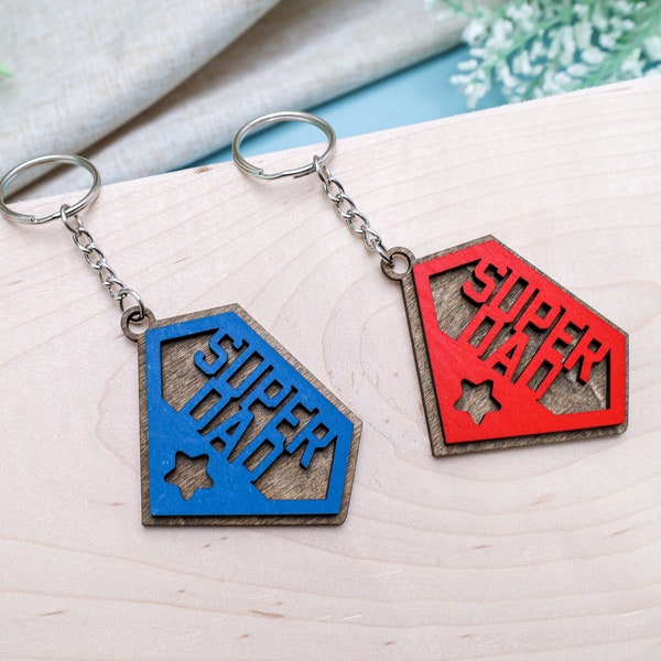 Superhero Keychain - Etsy