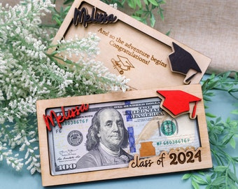 Graduation Money Gift Holder, Personalized Graduation Cash Holder ...