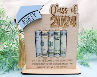 Graduation Money Gift Holder, Personalized Graduation Cash Holder ...