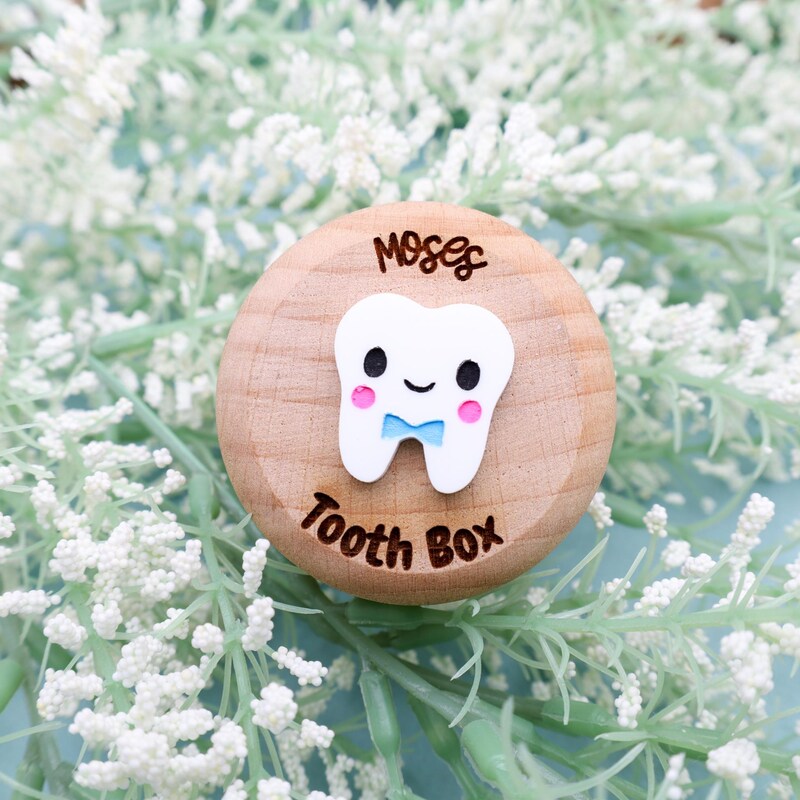 Wood Baby Tooth Holder - Etsy
