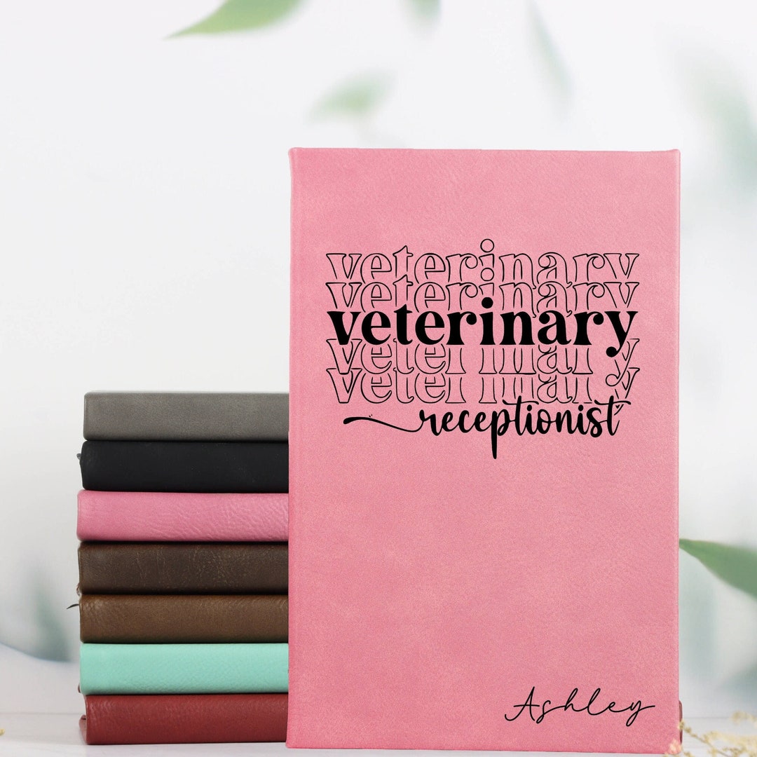 Veterinary Receptionist Gift,receptionist Gift,personalized Notebook ...
