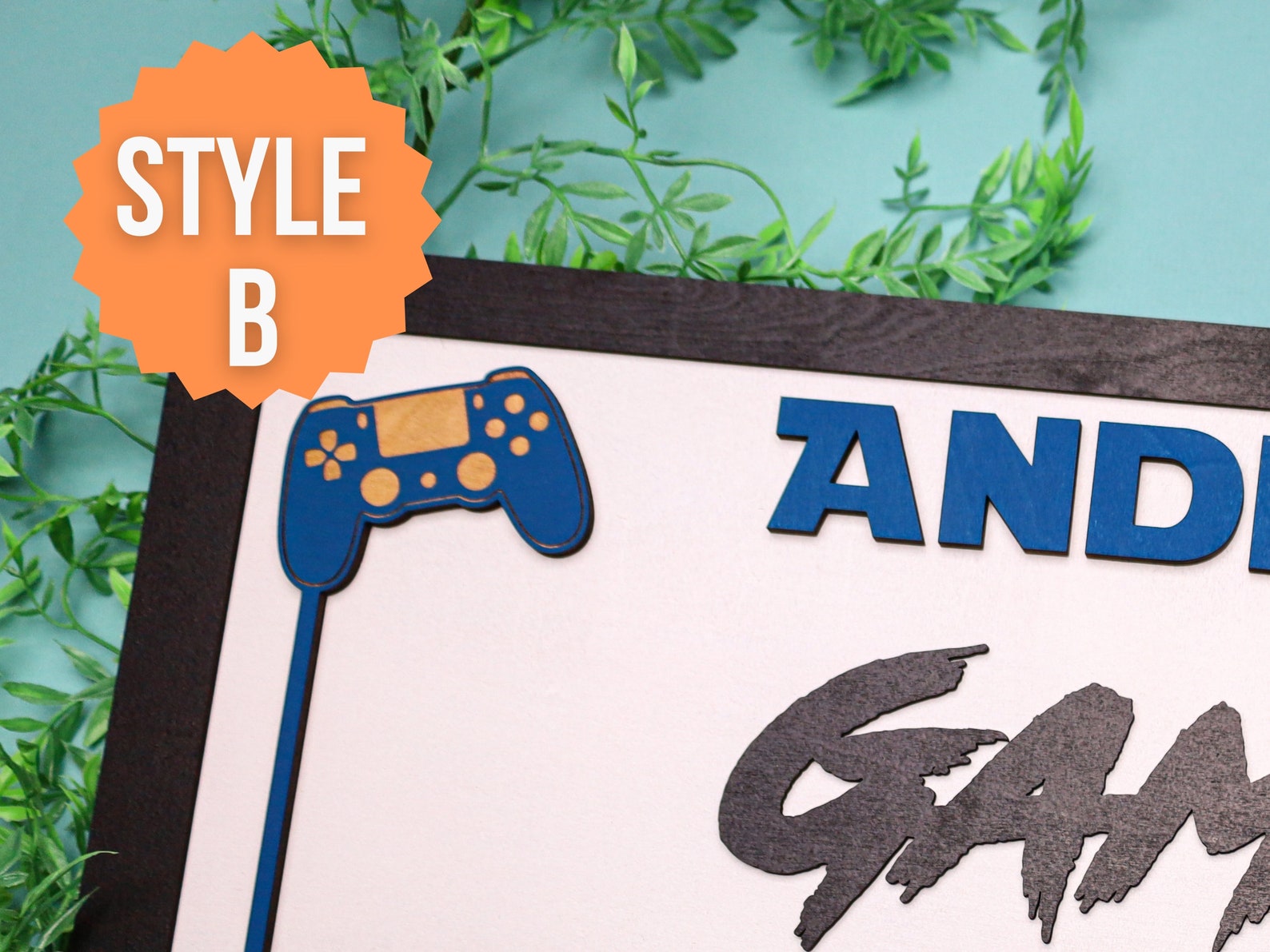 Gifts for Gamers,gamer Party Decorations,game Controller Name Sign ...