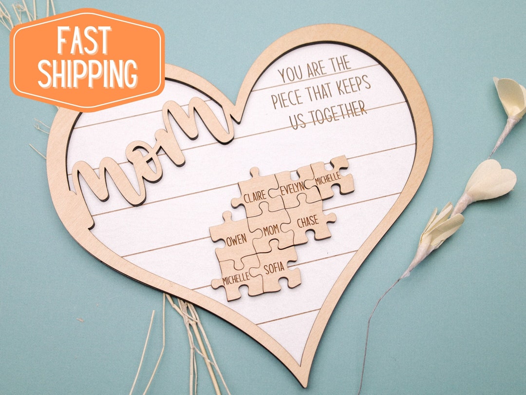 Mothers Day Gift,puzzle Sign,mothers Day Keepsake,mommy Keepsake,you ...