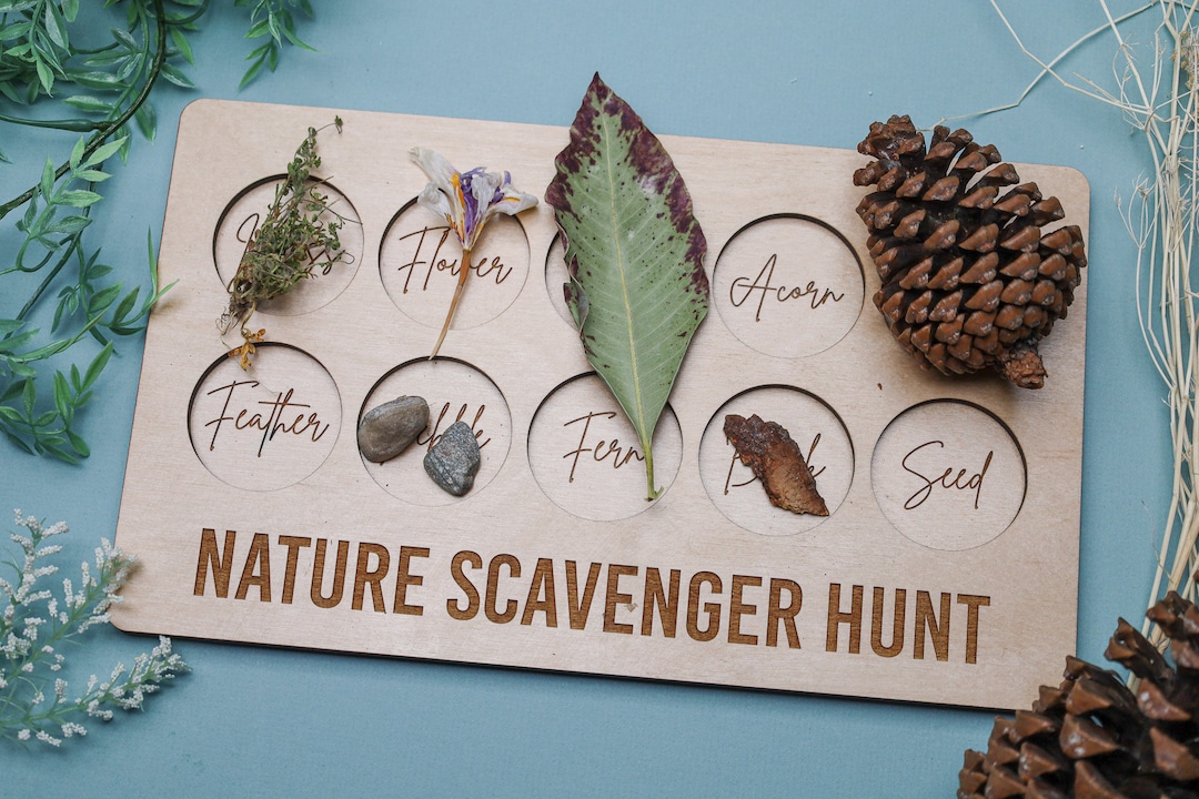 Nature Scavenger Hunt,summer Activities,gift for Kids,homeschool ...