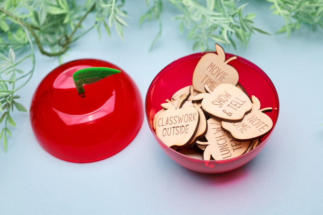 Apple Reward Tokens, Teacher Classroom Reward Tokens, Reward Tokens for ...
