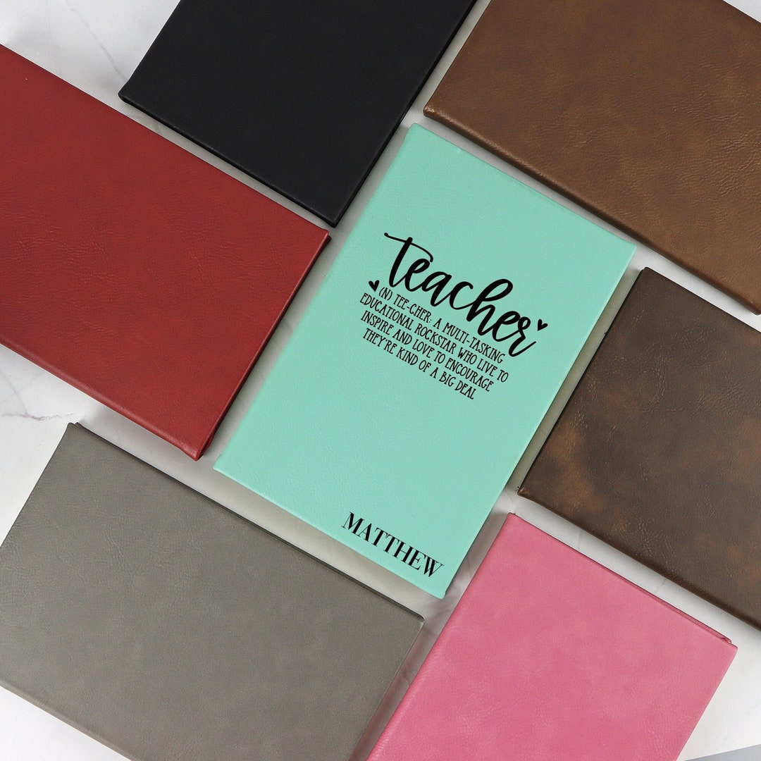 Teacher Appreciation Gift,custom Notebook,custom Journal,teacher Gift ...