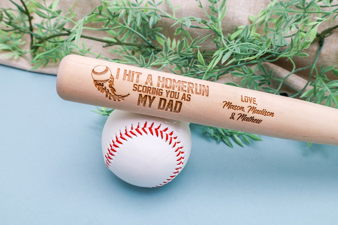Custom Baseball Bat for Dad, Fathers Day Gift, Gift From Kids, Baseball ...