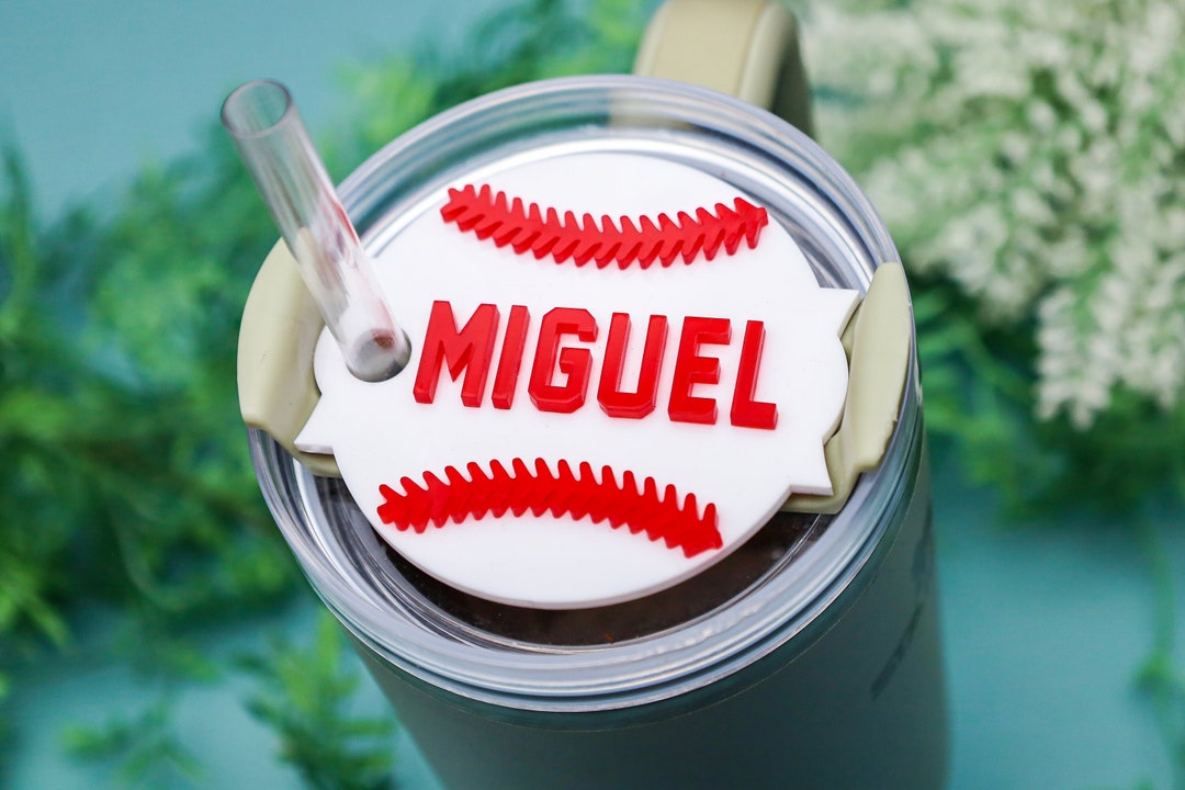 Baseball Stanley Topper, Custom Tumbler Topper, Baseball Stanley Lid ...