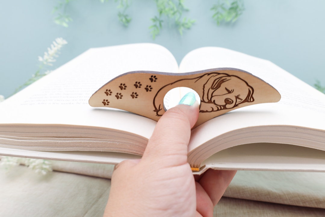 Personalized Book Page Holder, Thumb Page Holder, Gift for Book Lover ...