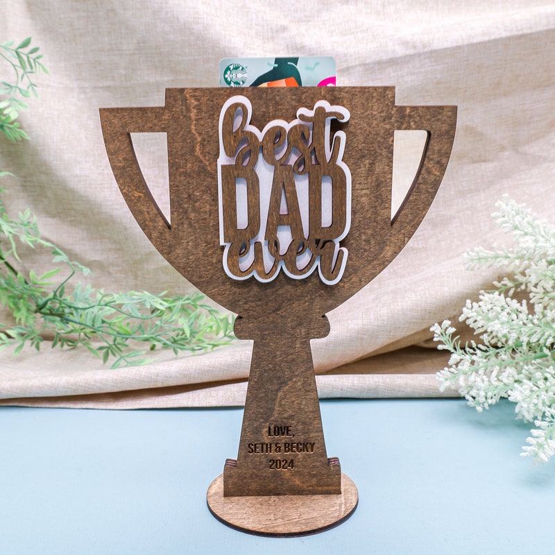 Best Dad Ever Trophy - Etsy