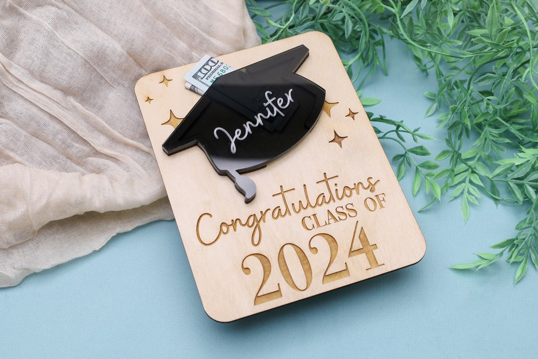 Graduation Money Gift Holder, Personalized Graduation Cash Holder ...