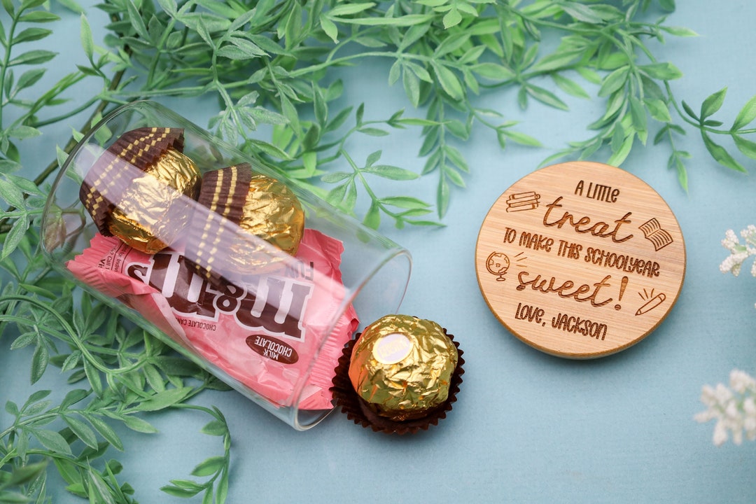 Teacher Appreciation Jar, Treat Jar, Back to School, Custom Gift for ...