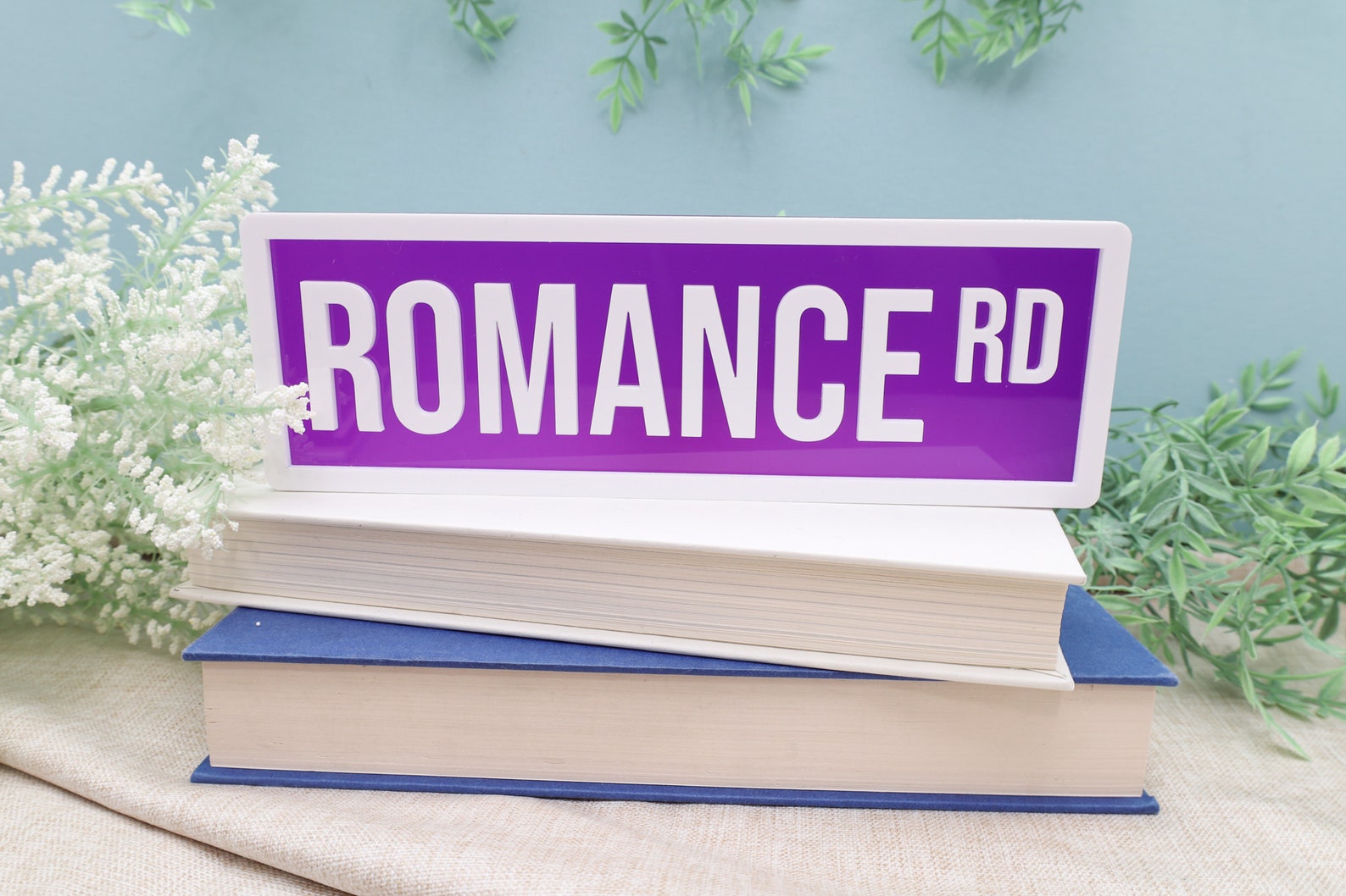 Personalized Library Street Sign, Gift for Book Lover, Bookish Decor ...