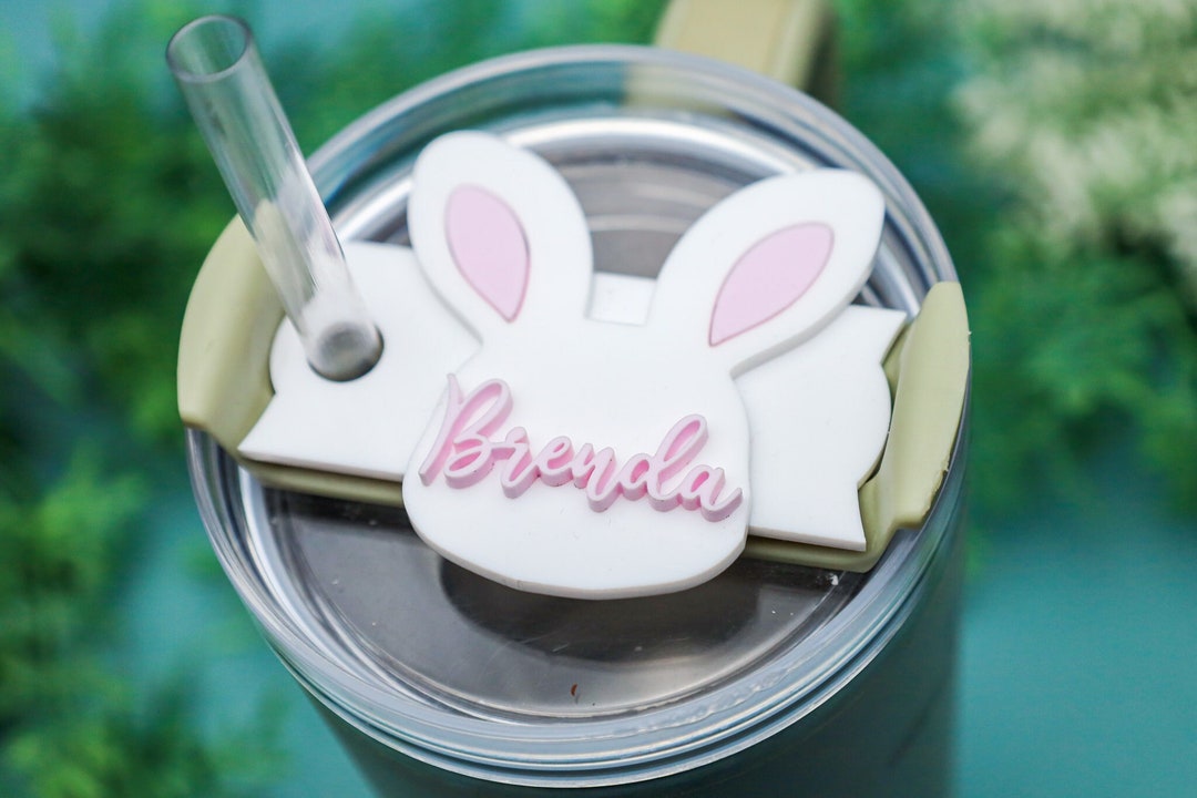 Easter Topper,stanley Name Topper,bunny Topper,personalized Lid Tag ...