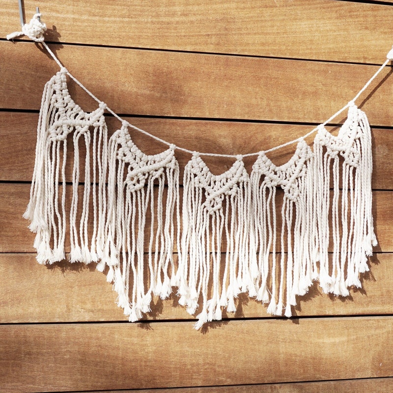 Macrame Banner - Etsy