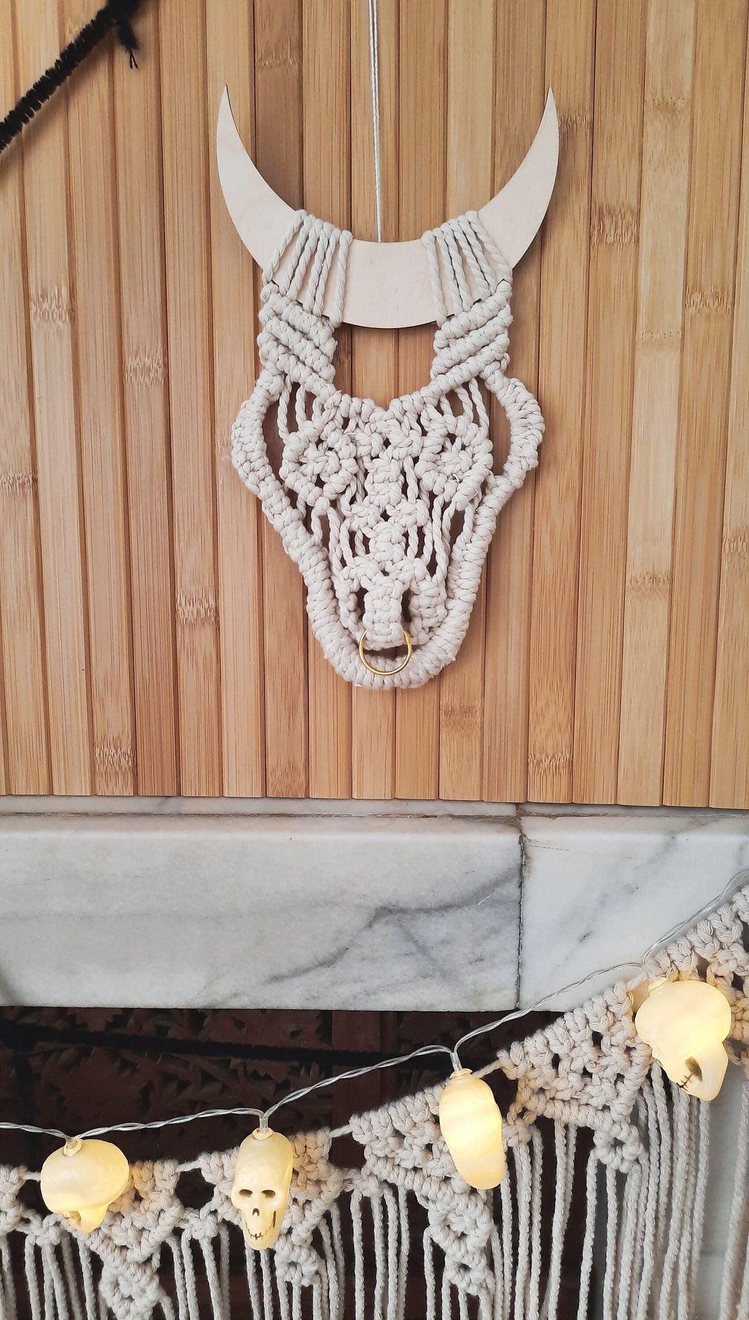 Cattle Wall Art Farm House Cottegecore Decor, Gothic Halloween Decor ...