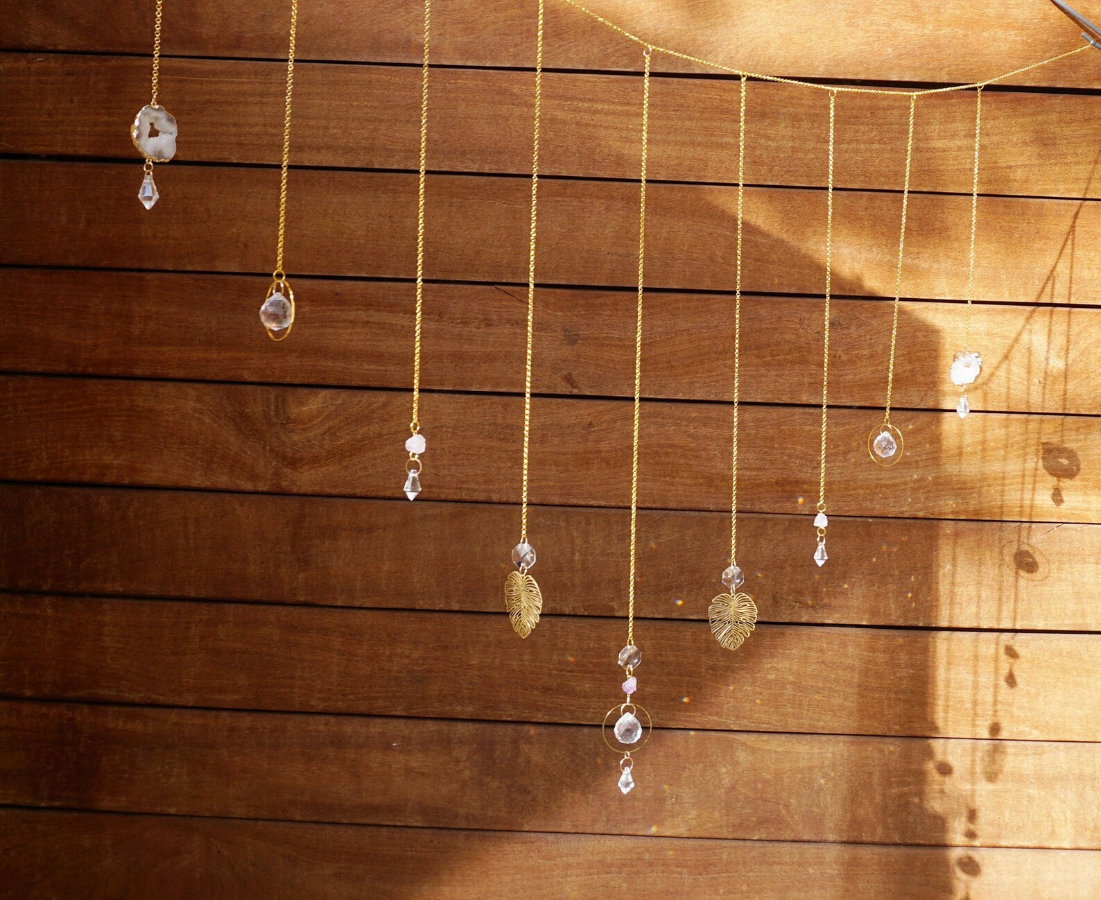 Wedding Arch Backdrop Valance Crystal Suncatcher Garland Decor, Long ...