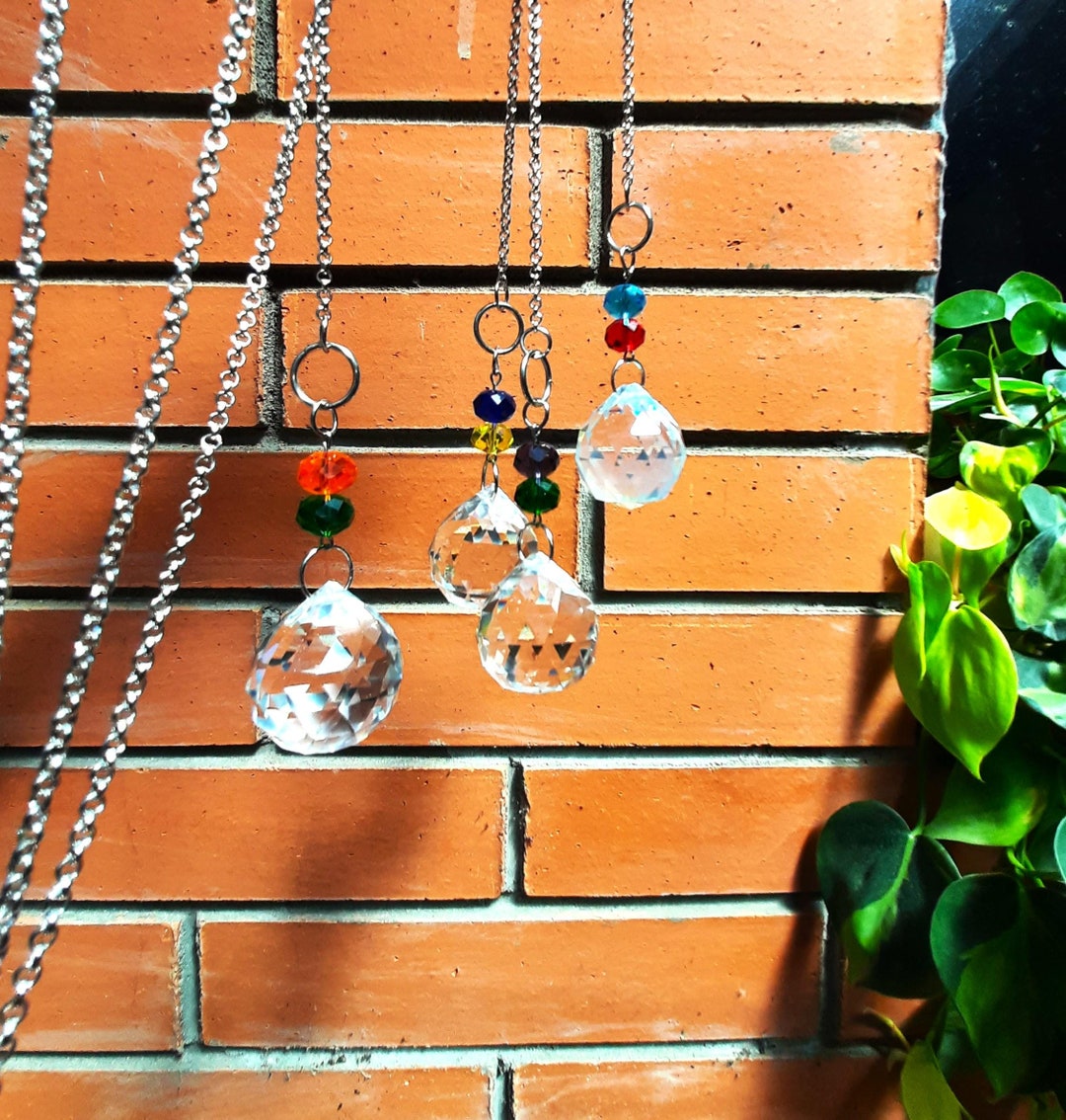 Crystal Suncatcher Window Rainbow Maker Hanging Сharm Minimalism Gift ...