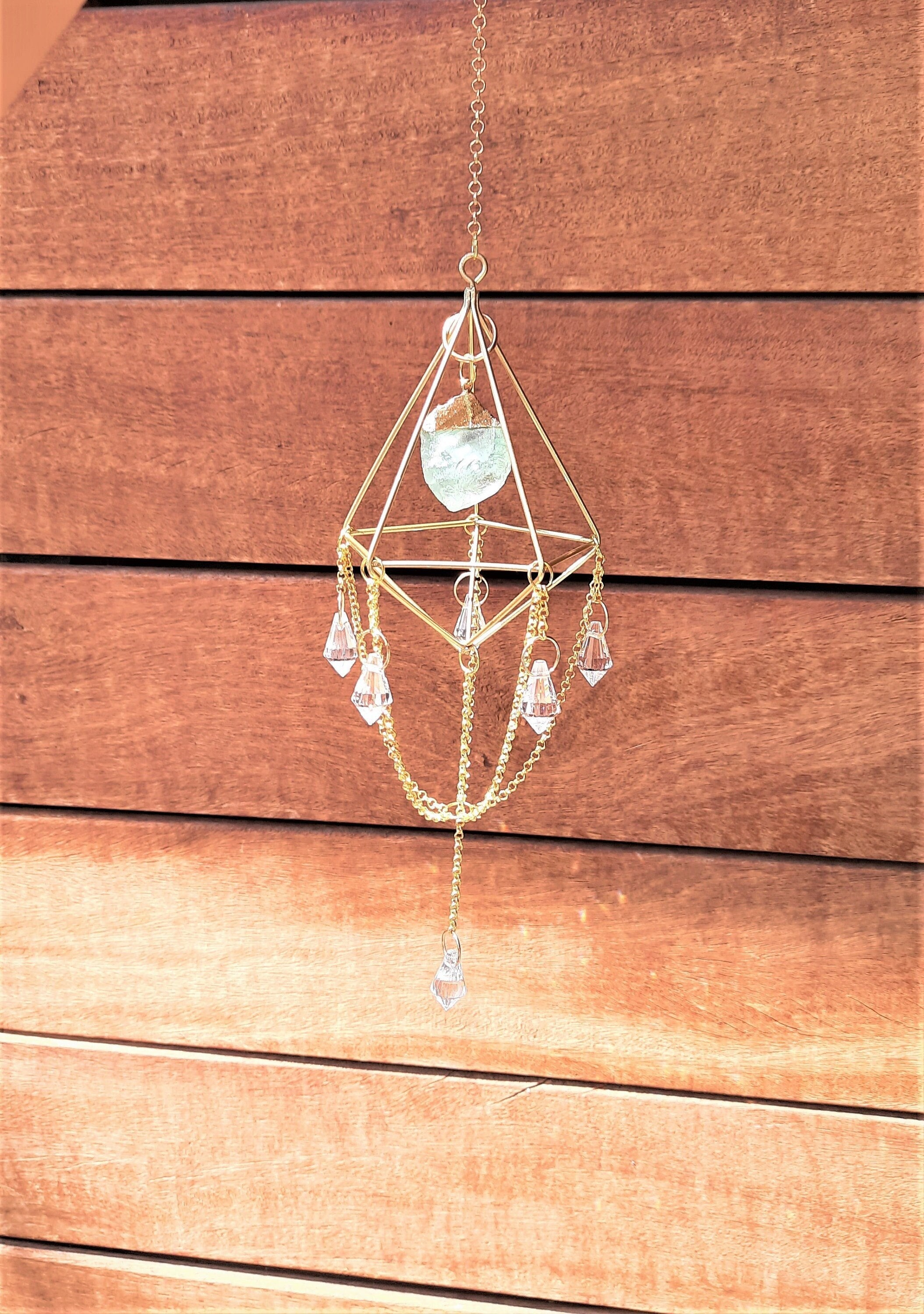 Sun Catcher Custom Crystal Suncatcher Mobile Wind Chimes - Etsy