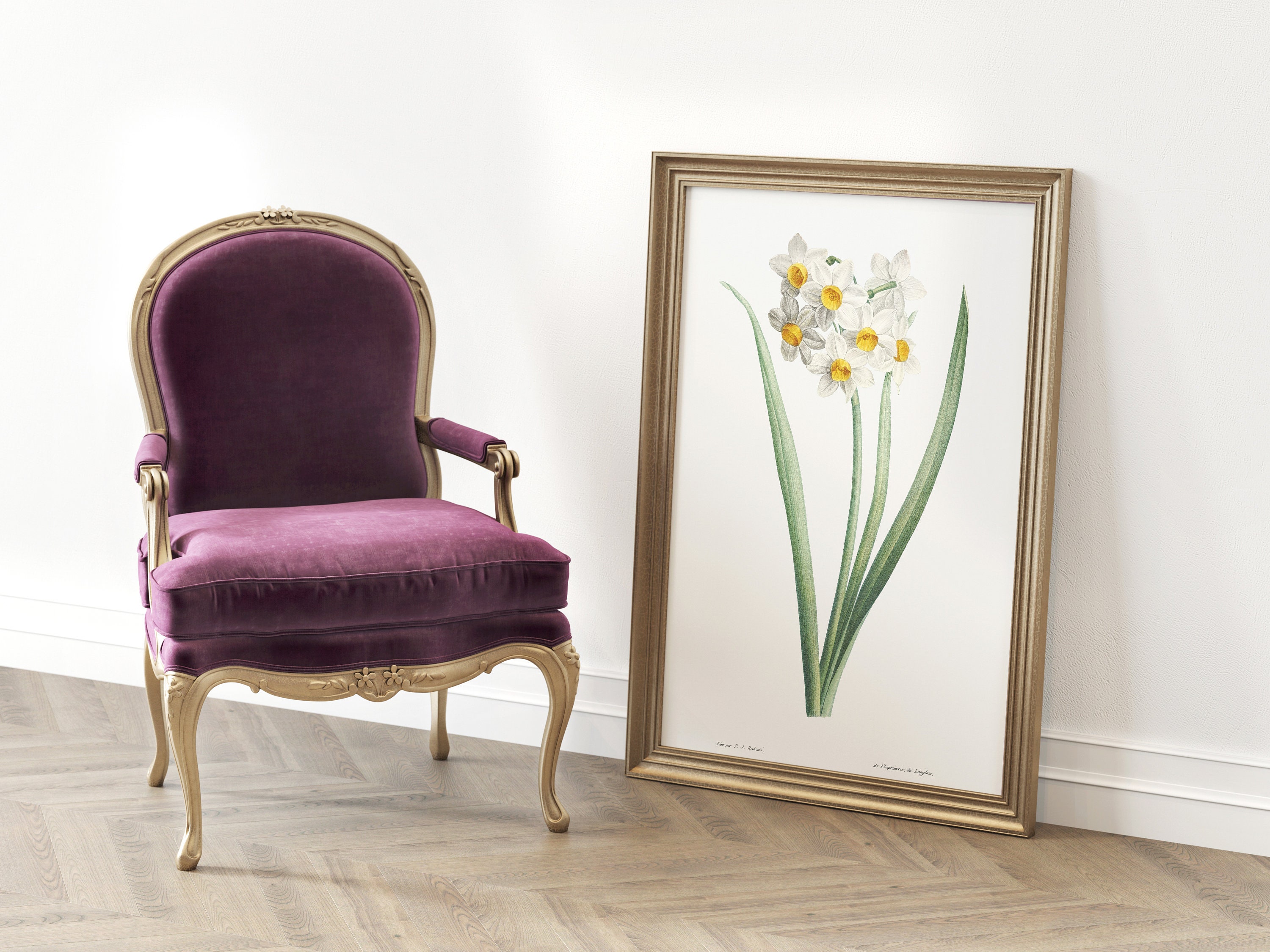 Flowery Decor Spring Flower Print Botanical Art Print - Etsy