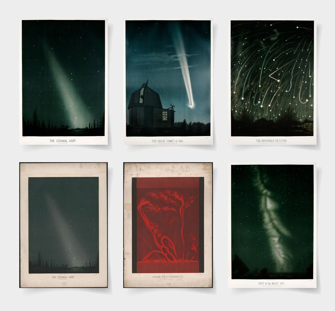 Set of 6 Astronomy Posters, Vintage Astronomy Poster, NASA Poster ...