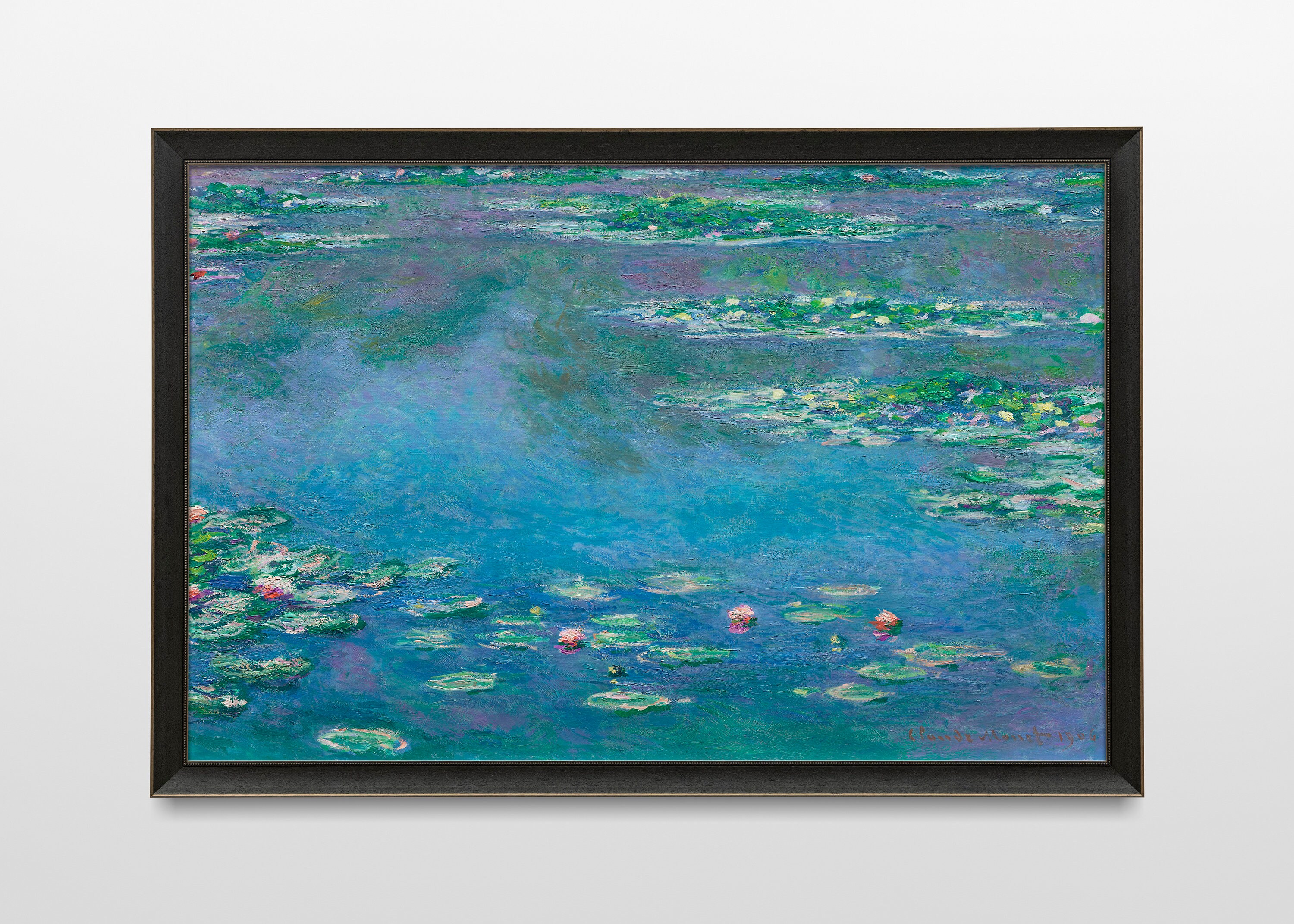 Claude Monet Water Lilies Poster, Moma Exhibition Print - Etsy