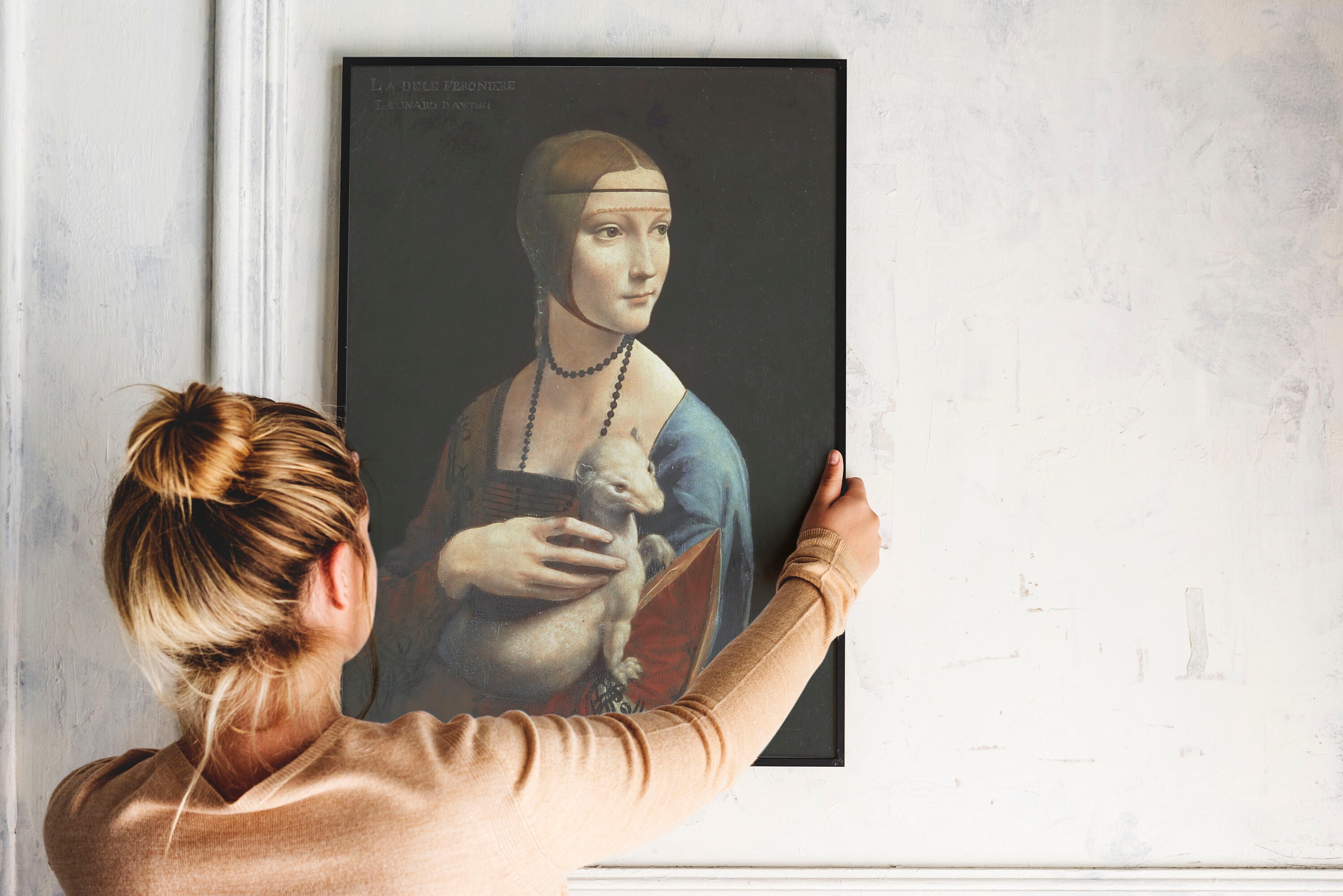 Da Vinci Lady With Ermine Print, Renaissance Artwork - Etsy
