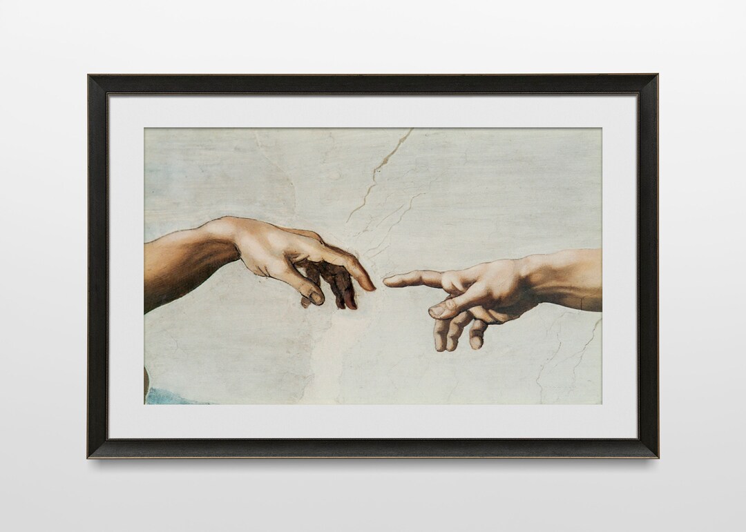 Creation of Adam, Michelangelo Prints, Renaissance Painting, Creation ...