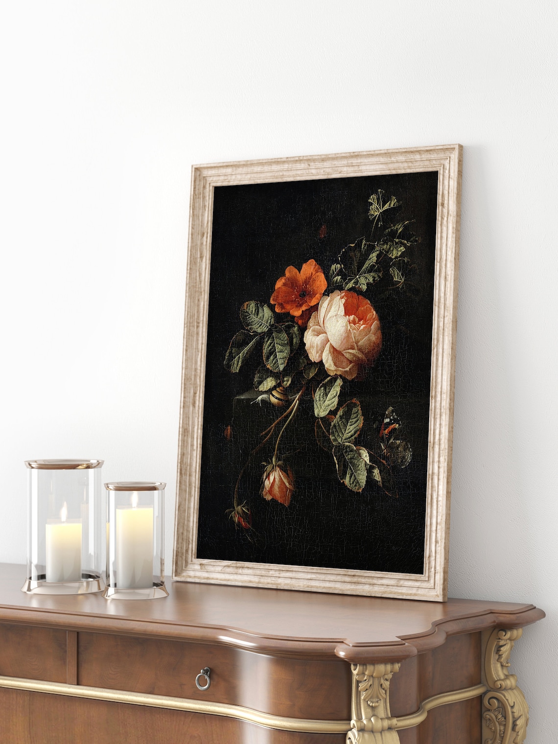 Vintage Floral Wall Art Print Botanical poster Vintage | Etsy