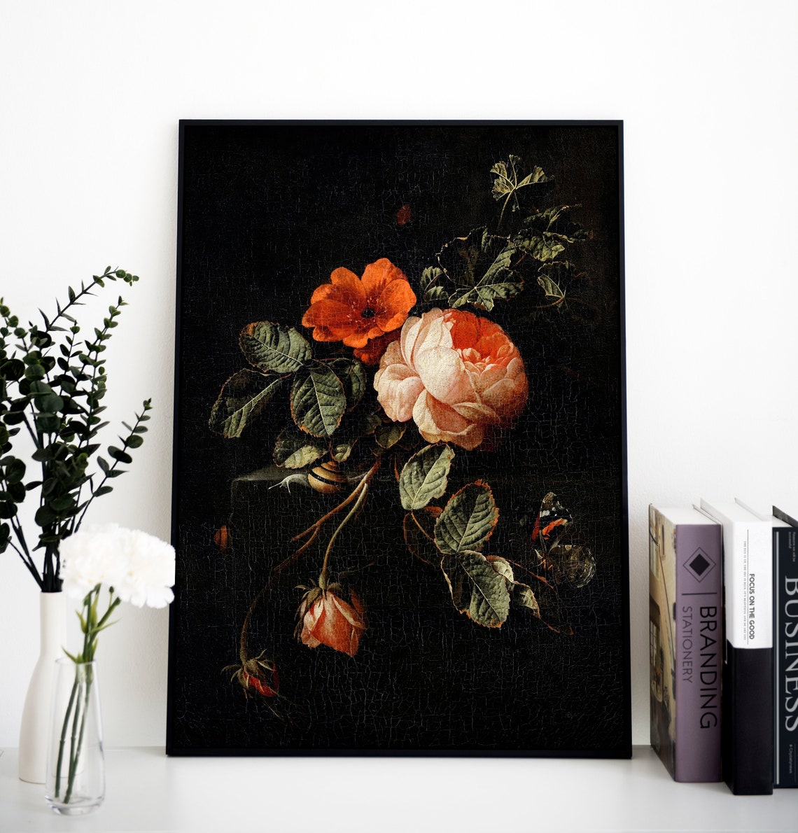 Vintage Floral Wall Art Print Botanical Poster Vintage | Etsy