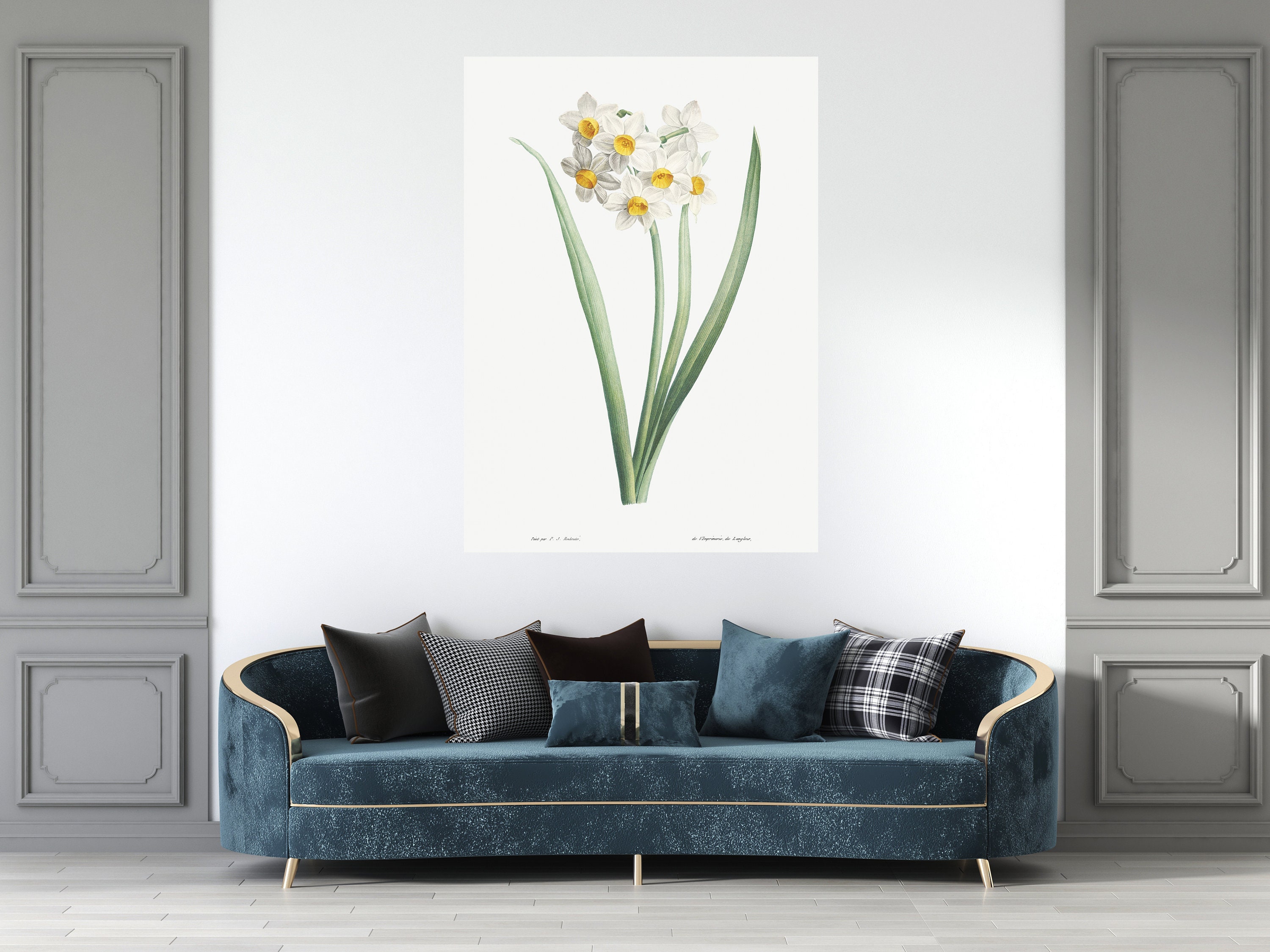 Flowery Decor Spring Flower Print Botanical Art Print - Etsy