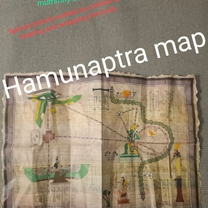 The Map of Hamunaptra/the Mummy Map Large HQ Ancient Very Rare Map of ...