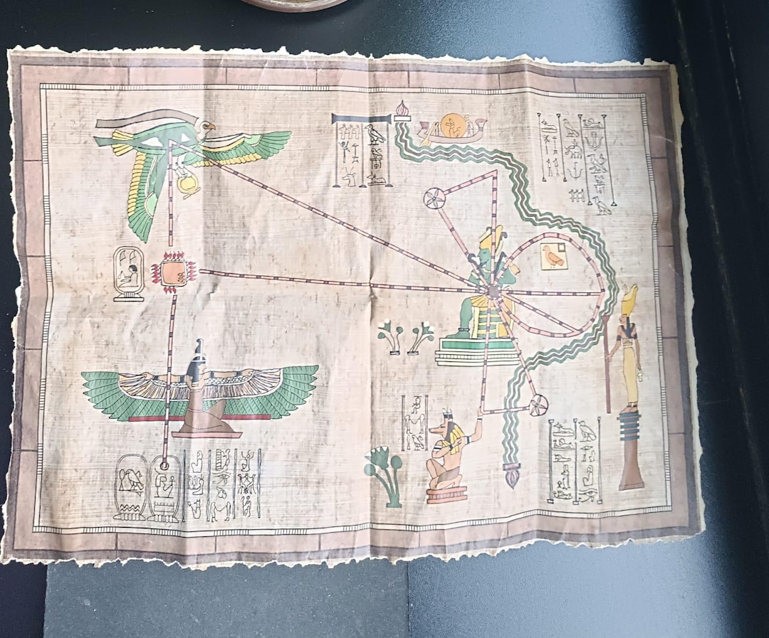 The Map of Hamunaptra/the Mummy Map Large HQ Ancient Very Rare Map of ...