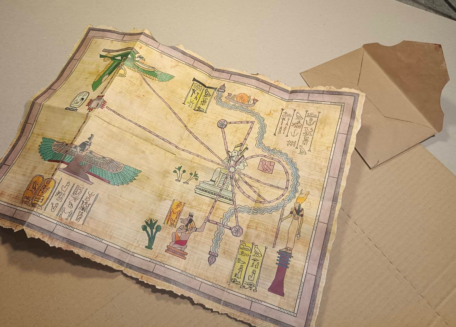 The Mummy Map Large the Map of Hamunaptra Ancient Very Rare - Etsy ...