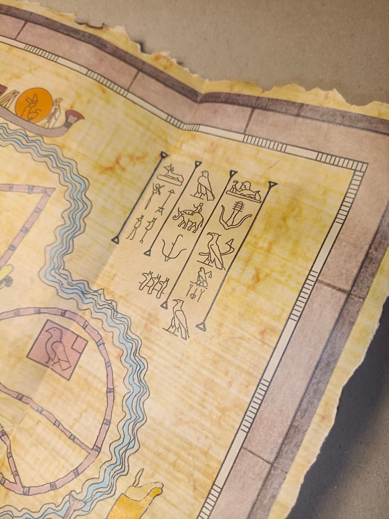 The Mummy Map Large, the Map of Hamunaptra, Ancient Very Rare Map of ...