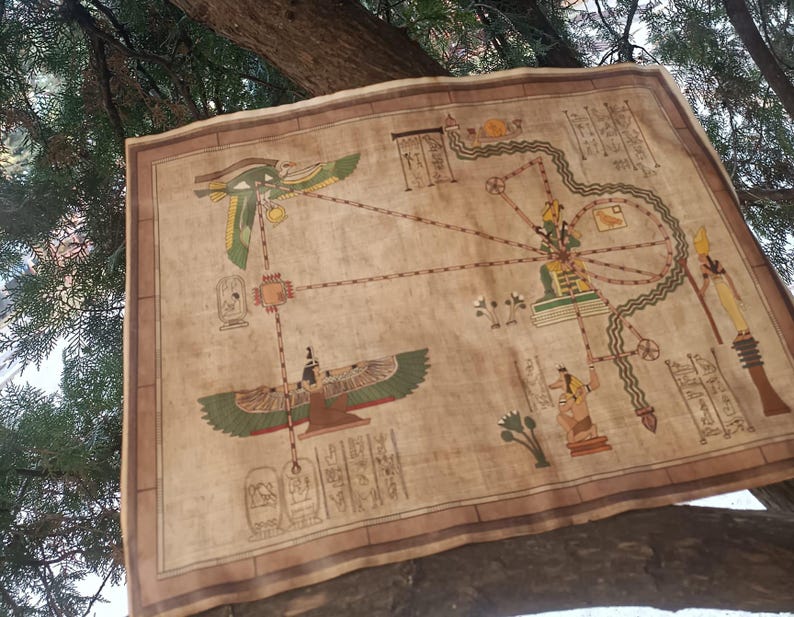 The Map of Hamunaptra/the Mummy Map Large HQ Ancient Very Rare Map of ...