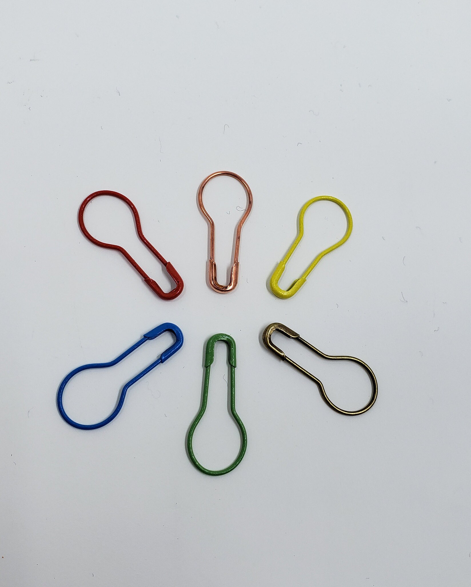 Metal Bulb Safety Pins Stitch Markers With Storage Box - Etsy