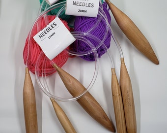 Jumbo Circular Knitting Needles - Etsy