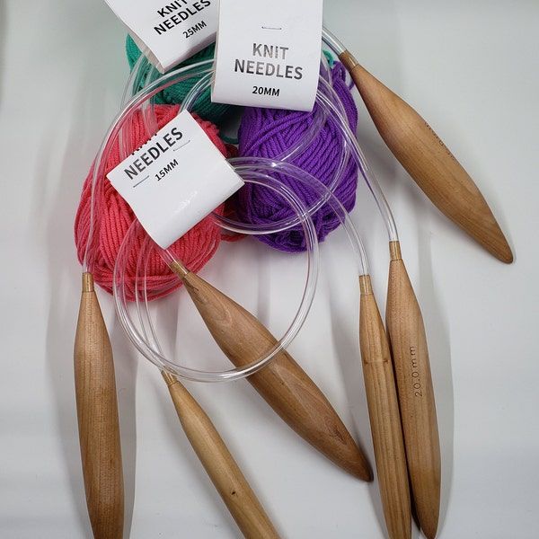 Wooden Knitting Needles - Etsy