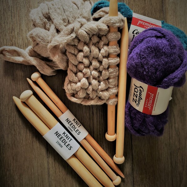 Wooden Knitting Needles - Etsy