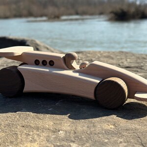 Formula 1 Wooden Toys Handmade Speed Car 100% Eco & Natural - Etsy
