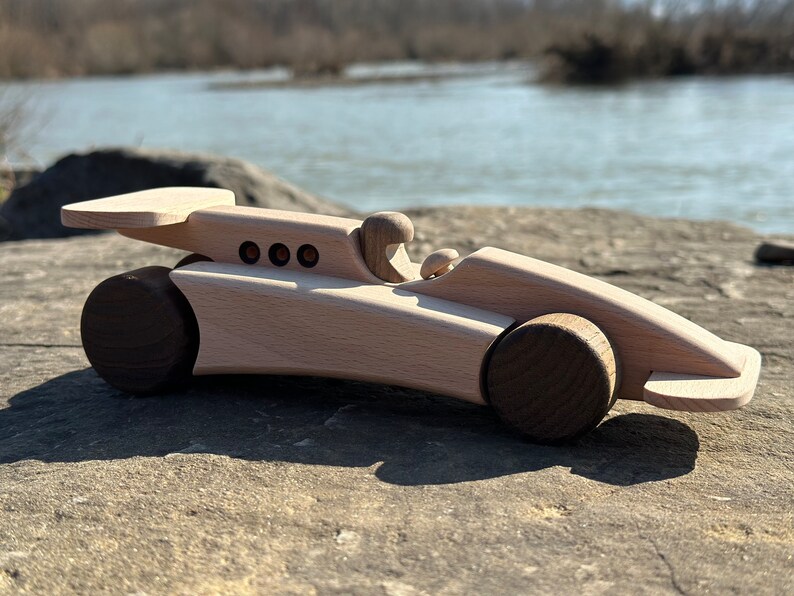 Formula 1 Wooden Toys Handmade Speed Car 100% Eco & Natural - Etsy