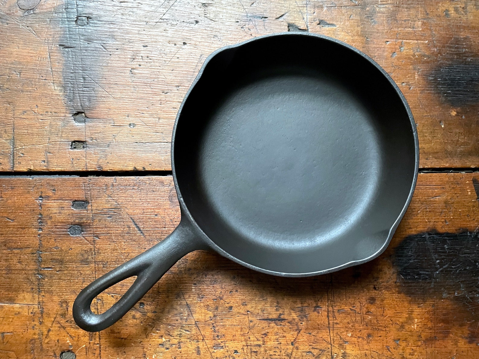 Lodge 1930s Single Notch #3 Cast Iron Skillet - Etsy