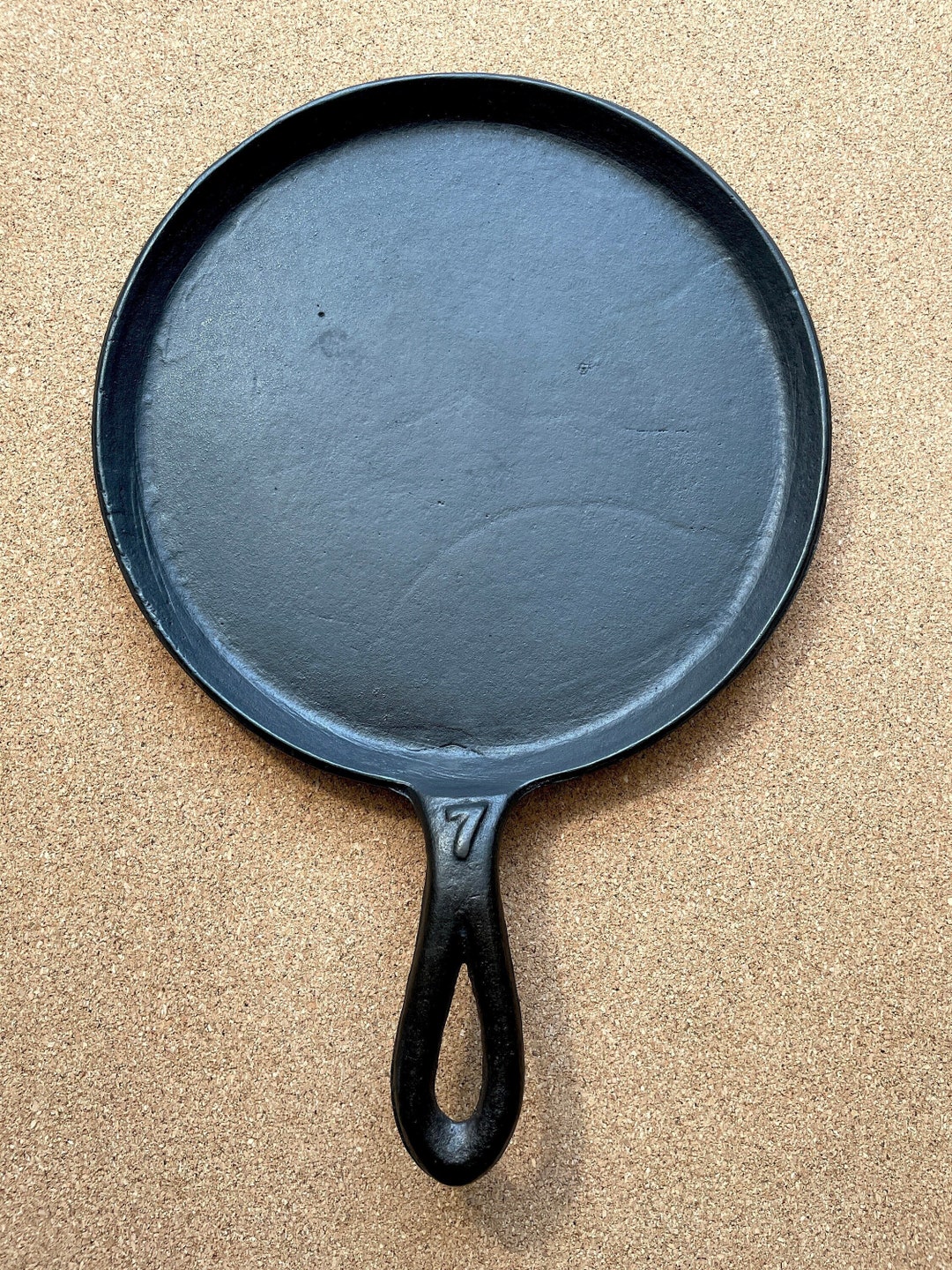 Cast Iron #7 Handled Griddle - Etsy