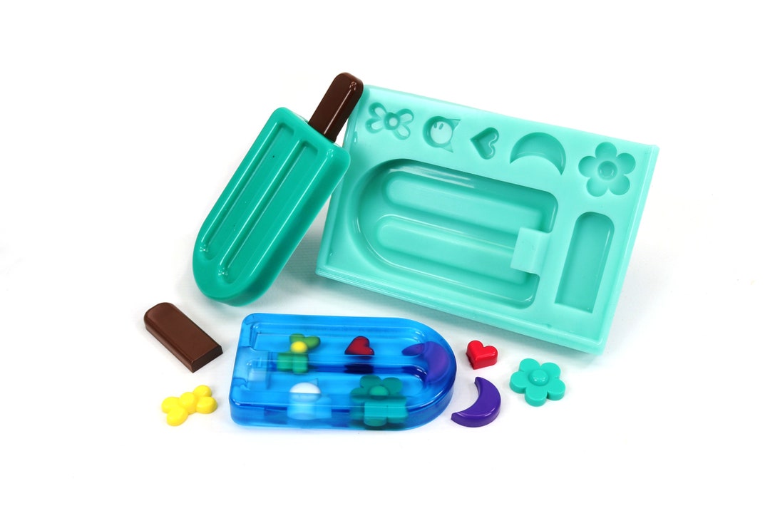 Sea Salt Ice Cream Bar Mold- Popsicle Mold- Dekopon Ice Cream - Kawaii ...