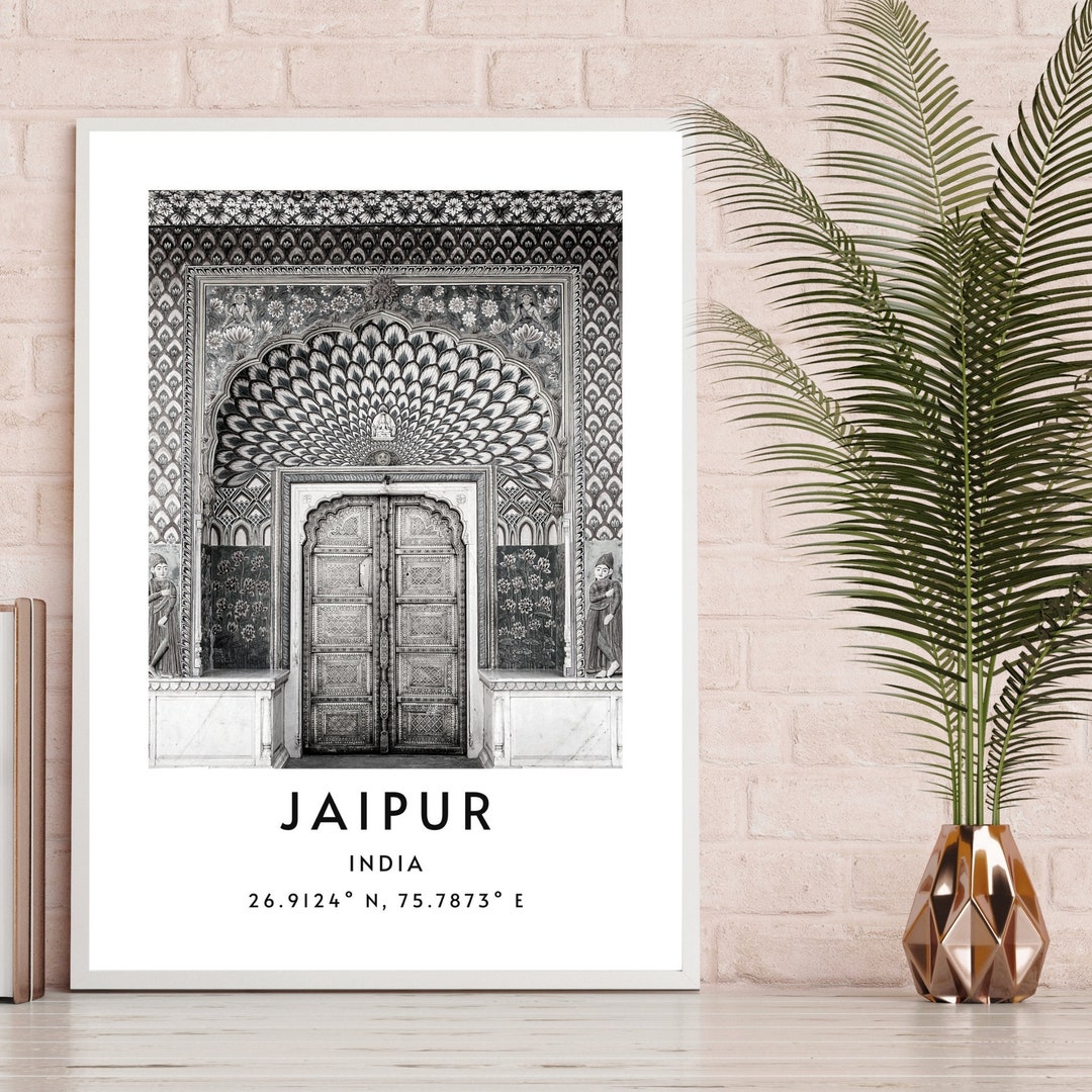 Jaipur Printable Wall Art, Instant Download Jaipur Doors Travel Wall ...