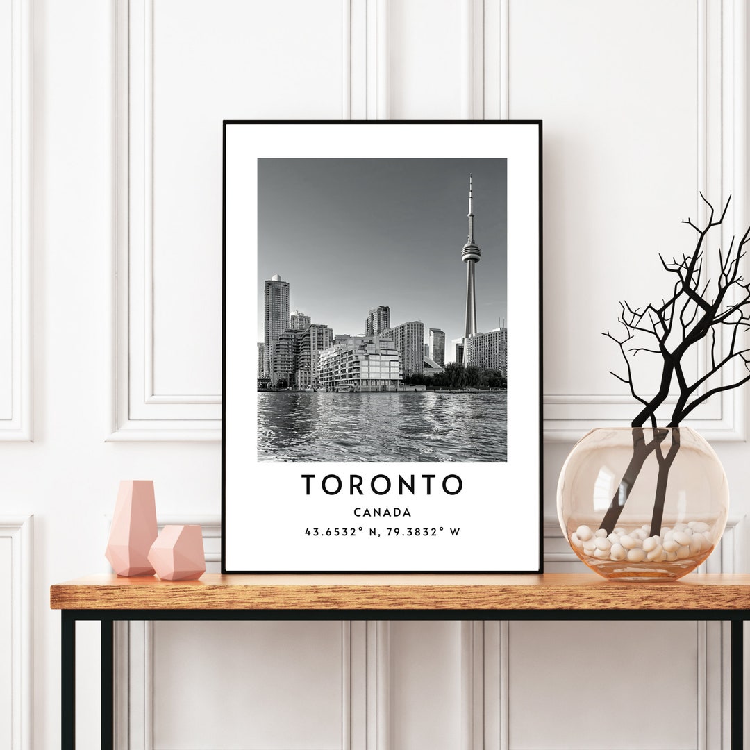 Toronto Canada Wall Art Printable, Instant Download Toronto Minimalist ...