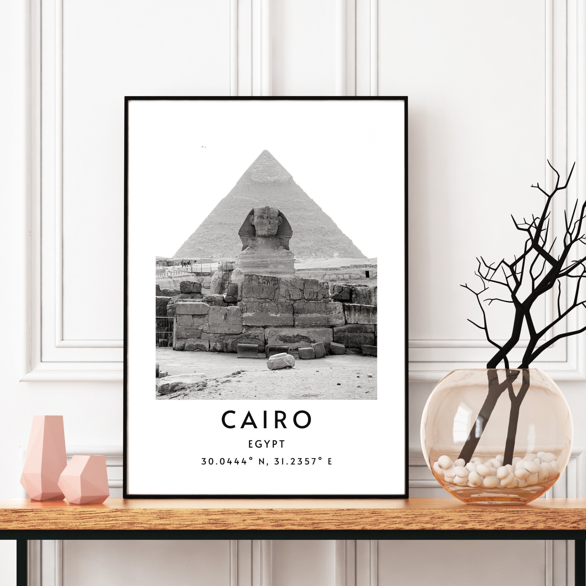 Egypt Cairo Wall Art, Instant Download Giza Minimalist Wall Art, Great ...