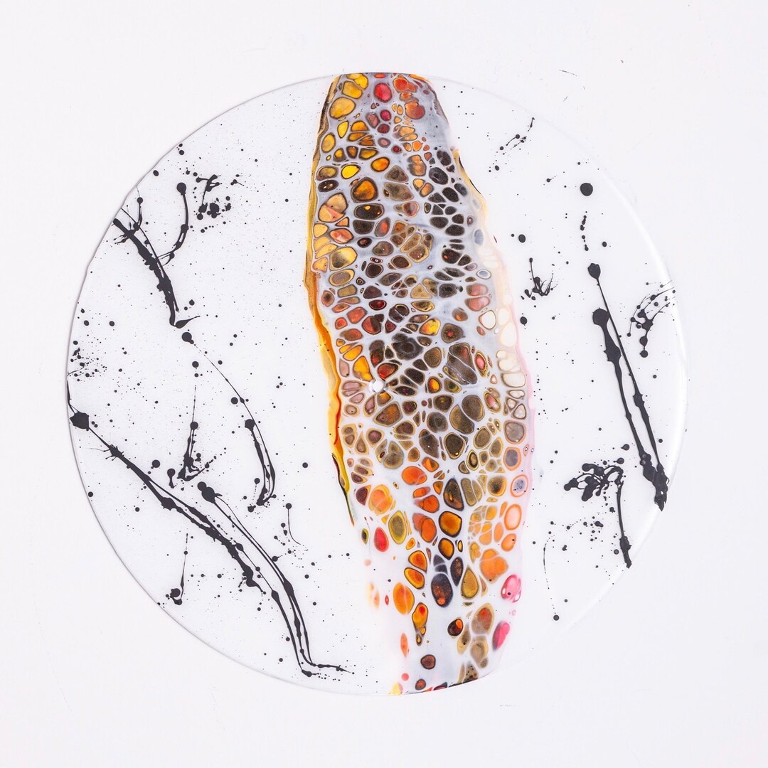Vinyl Record Art Abstract Painting - Etsy
