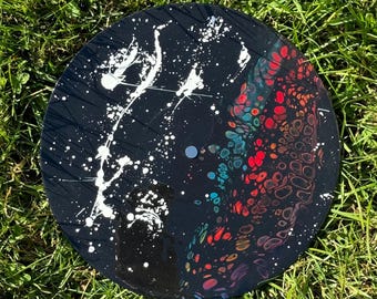Vinyl Record Art - Abstract Painting - Etsy